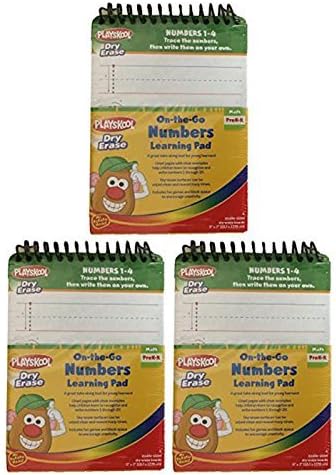 Amazon.com: Set of 3 Playskool Dry Erase On-The-Go Numbers(1-20 ...