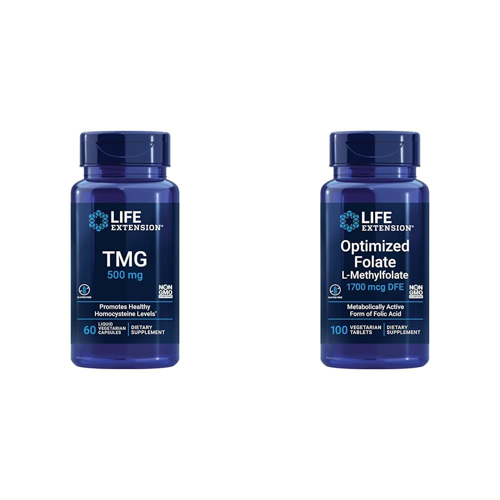 Amazon.com: Life Extension TMG 500 mg – Trimethylglycine Supplement ...