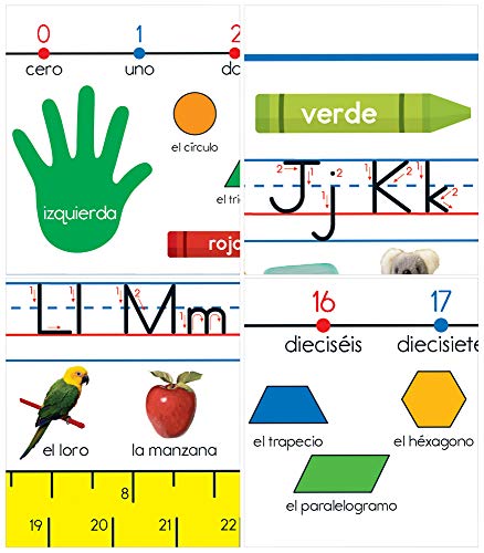 Snapklik.com : Carson Dellosa 36 Pc Spanish Name Plates For Classroom ...