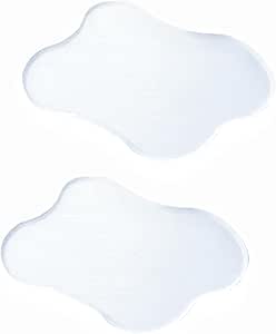 Amazon.com: 2Pcs Acrylic Coaster, Transparent Irregular Coaster for ...