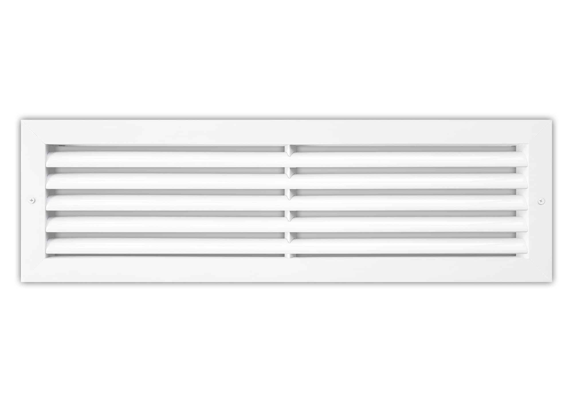 Aluminum Vent Cover Return Air Grille – 24 x 6 Inch Transfer Grille AC ...