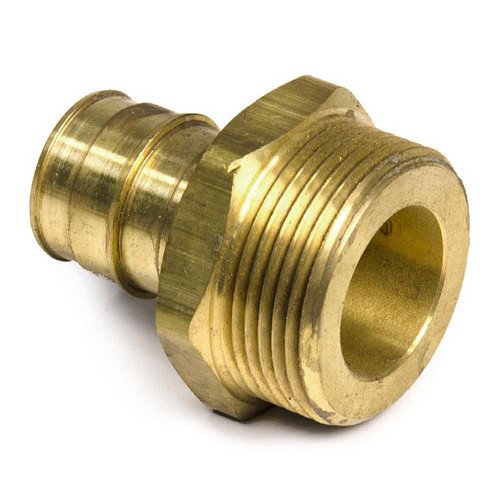 Uponor Q4143210 ProPEX Manifold Straight Adapter, R32 x 1" ProPEX Bag ...