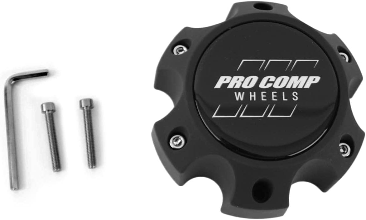 Amazon.com: Pro Comp Wheels 703165502 Center Cap Black 7031/7032 Screw ...