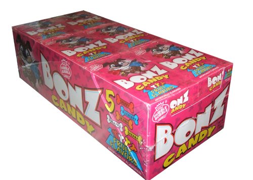 Amazon.com : Bonz Fruit Flavored Candy (Pack of 24) : Hard Candy ...