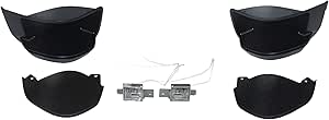Amazon.com: KAIHUIXING Rear Bumper Step Corner Insert Pad License Light ...