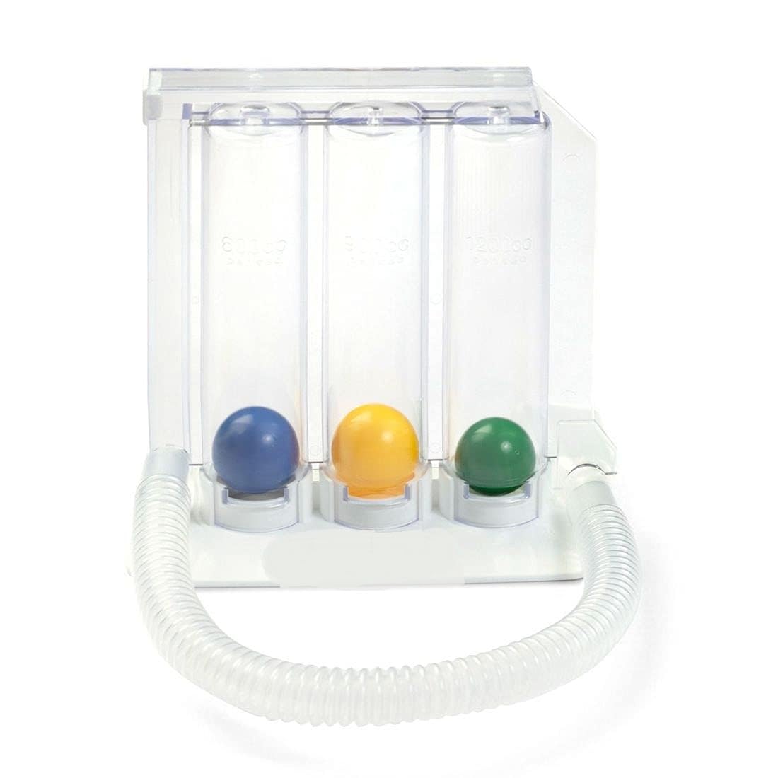 3 Ball Spirometer | Lung Exerciser | Respiratory Exerciser | Breathing ...