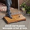 Amazon.com: Acacia Wood Platform Step Stool, 3.5" Height Wooden Steps ...