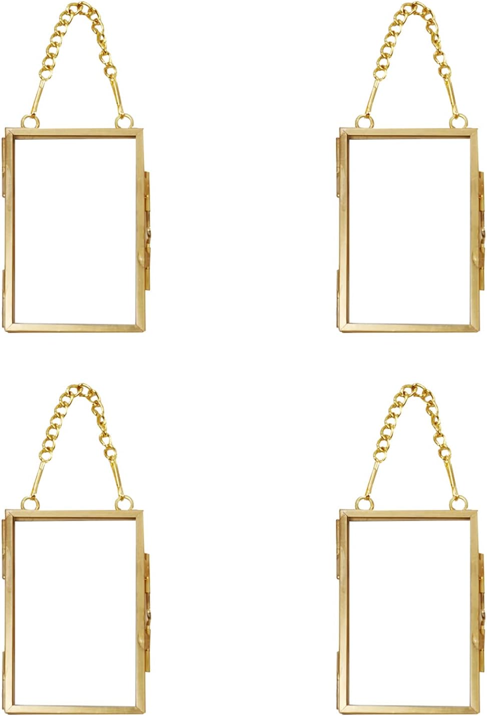 Amazon.com - Emivery 4Pcs Mini Metal Picture Frame Antique Gold ...