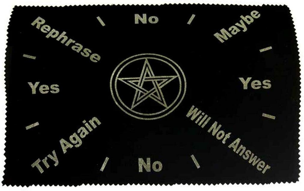 Amazon.com: Pendulum Mat with Pentagram Design 8x12 Fabric Cloth ...