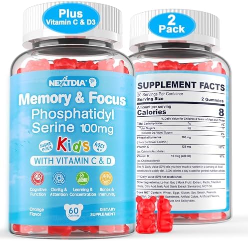 Amazon.com: OLLY Focus Buddies L’OLLY Pops, Omega-3 ALA, B6, B12 ...