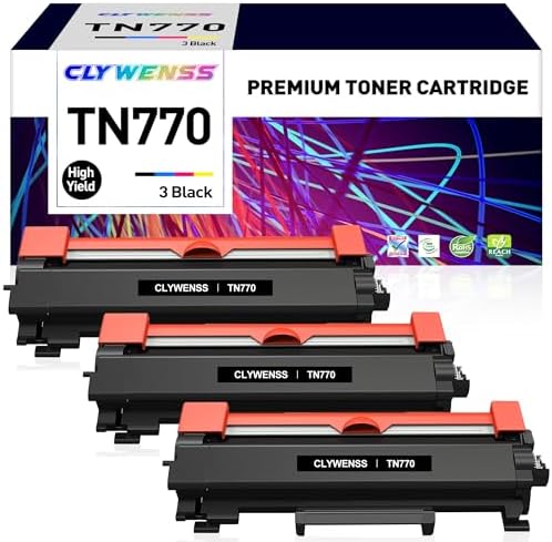 Amazon.com: Compatible 2-Pack TN770 TN-770 TN 770 Super High-Yield ...