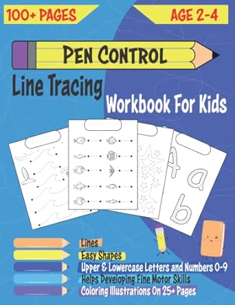 Pen Control Line Tracing Workbook for Kids Age 2-4: Werla, Nick ...