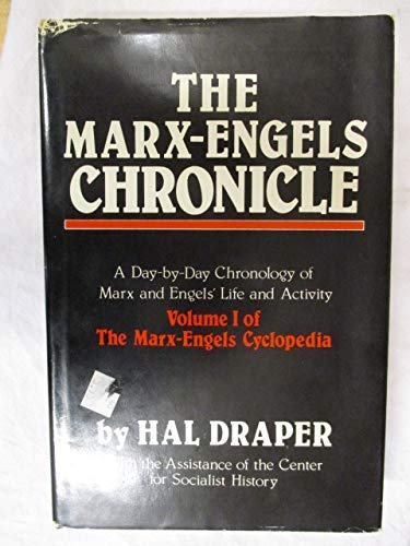 Marx-Engels Chronicle: Day-By-Day Chronology of Marx and Engels' Life ...