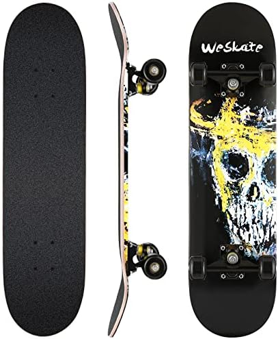 WeSkate Skateboards for Beginners, Upgraded 31"x8" Complete Standard ...