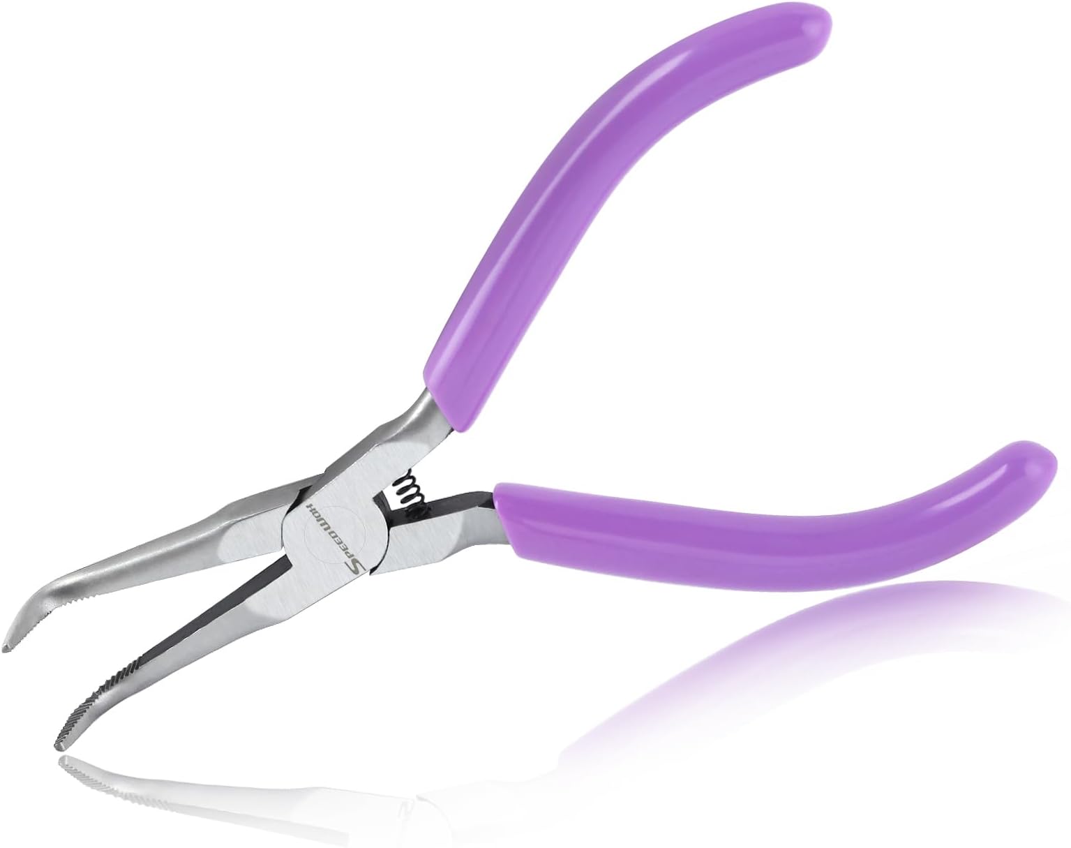 SPEEDWOX Gebogene Spitzzange mit langer Reichweite 6" 45 Grad gebogen ...