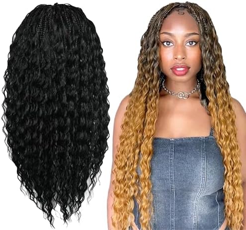 Amazon.com : RAHELMO Single Full Lace Braid Wig – Micro Boho Peruvian ...