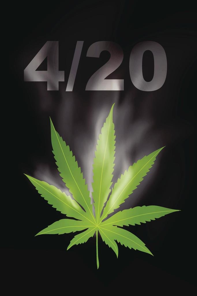 Amazon.com: 420 Marijuana Leaf and Joints Photo Photograph Weed Cannabis Room Dope Gifts Guys ...