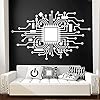 Amazon.com: RTYUIHN Circuit Board Technology Computer Wall Sticker CPU ...