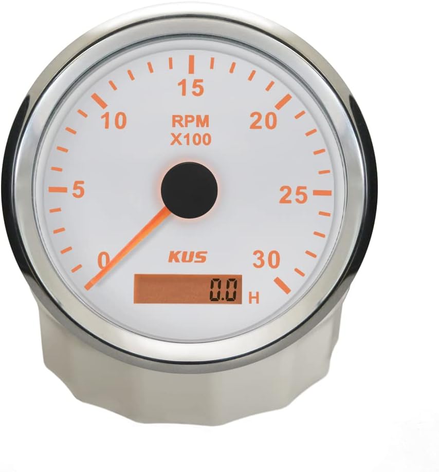 KUS 85mm Waterproof Tachometer REV Counter RPM Gauge Philippines | Ubuy