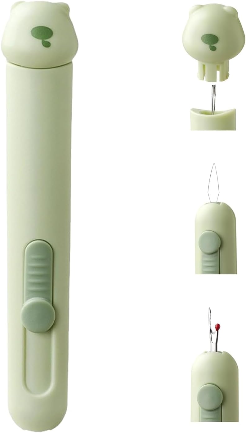 Amazon.com: 3-in-1 Automatic Needle Threader & Cutter with Built-in ...