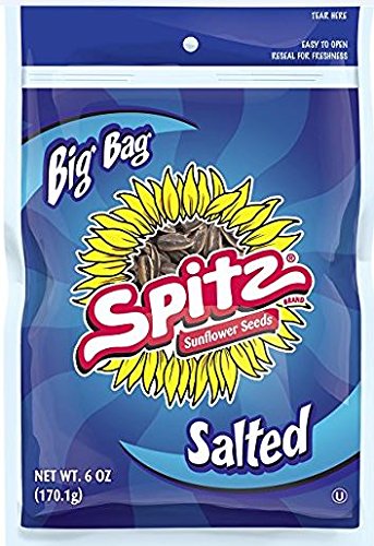 Amazon.com : Spitz Original Roasted & Salted Sunflower Seeds, 6 - Ounce ...
