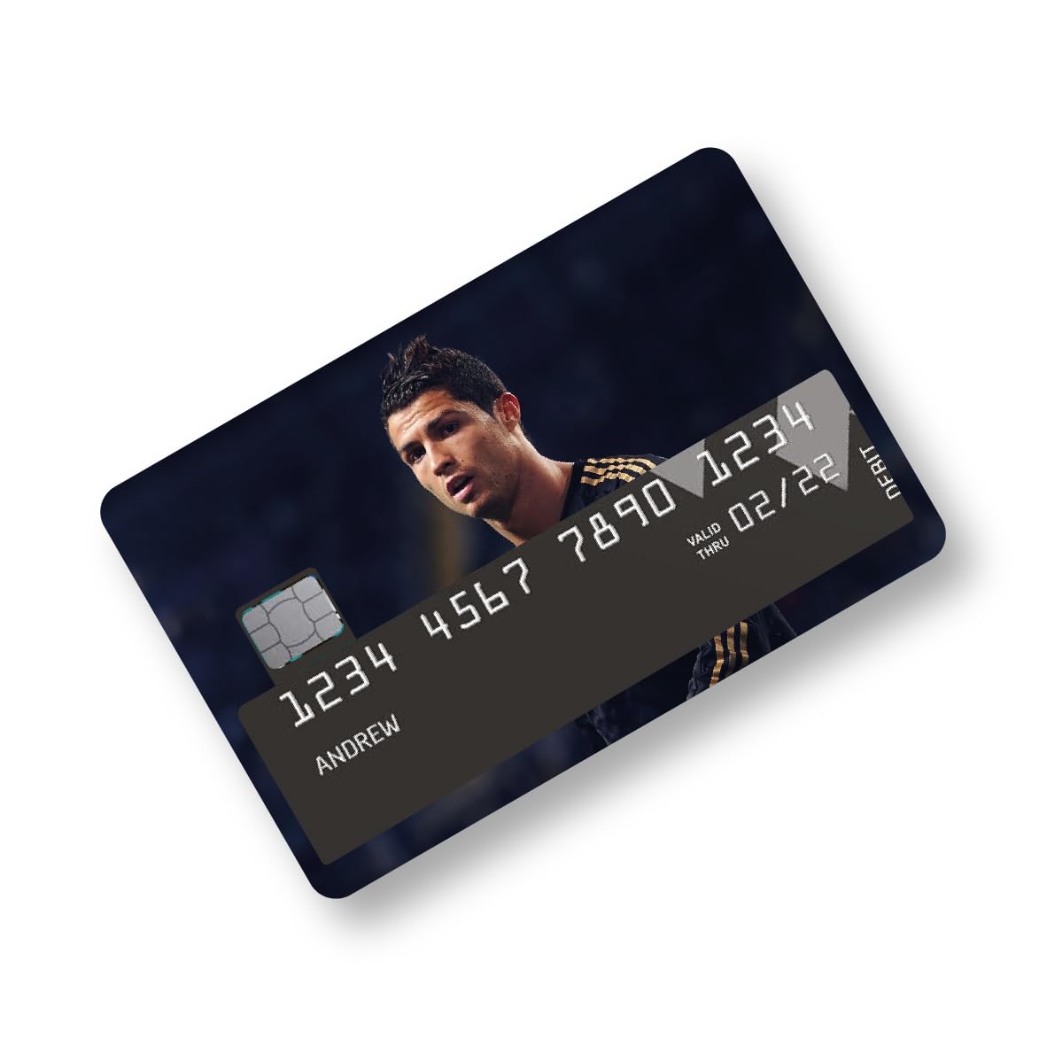 ISEE 360 Cristiano Ronaldo Card Sticker for Credit Cards | Debit Cards ...