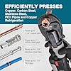 ZUPPER Compact Pro Press Tool kit with 1/2", 3/4", 1" Copper Pro Press ...