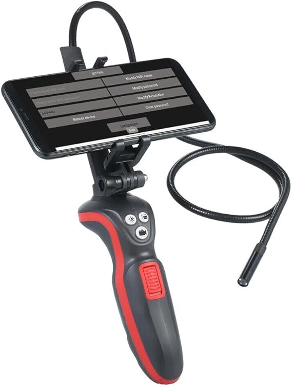 Amazon.co.jp: RUNAAJA 内視鏡カメラと軽量携帯電話ボアスコープ先端可動式ファイバースコープ 工業内視鏡カメラ 6.5mm極細いスネークカメラ 360°四方向回転可能内視鏡 ...