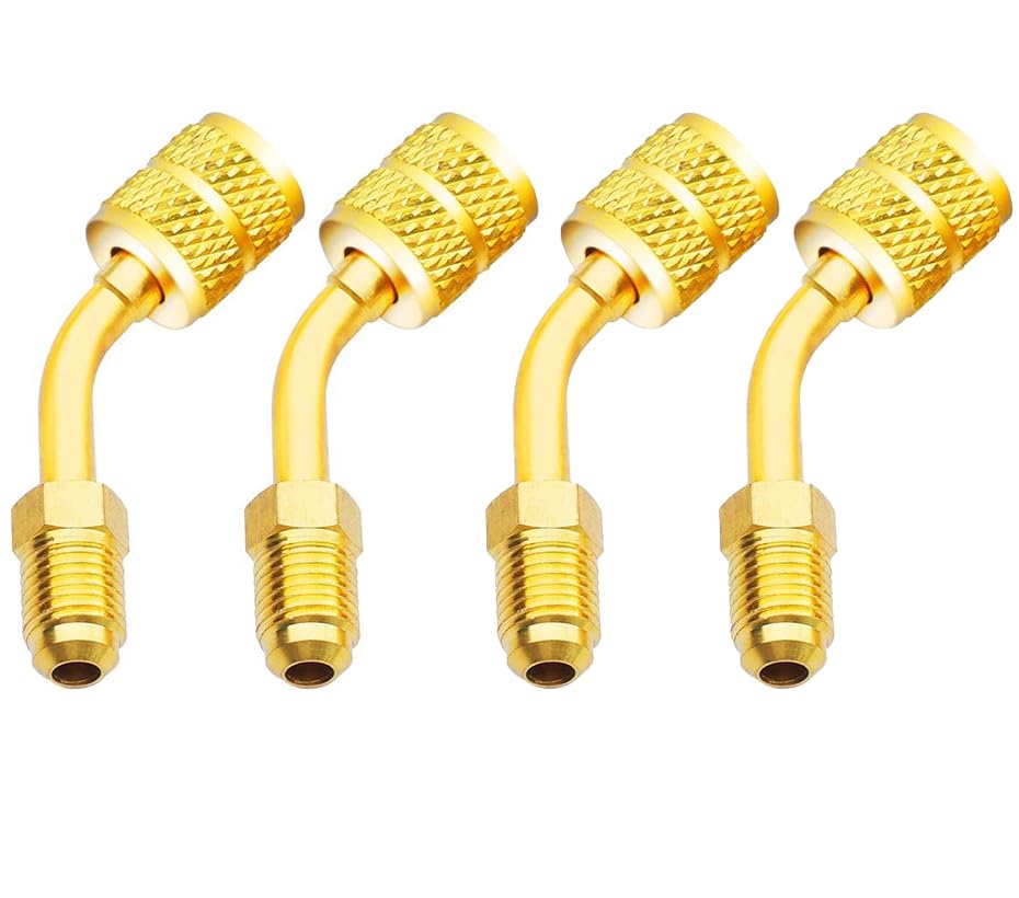 Snapklik.com : Zoizocp R410A Adapter 5/16 Inches SAE Female To 1/4 ...