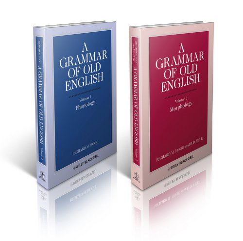 A Grammar of Old English: Phonology/ Morphology : Hogg, Richard M ...