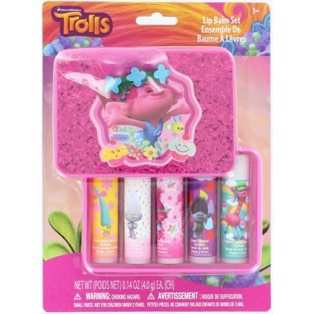 Amazon.com : Trolls 5 Pack Lip Balm With Tin : Beauty & Personal Care
