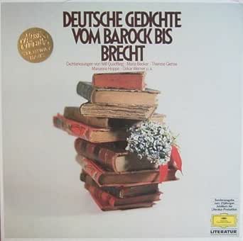 Deutsche Gedichte vom Barock bis Brecht [Vinyl Schallplatte] [3 LP Box ...