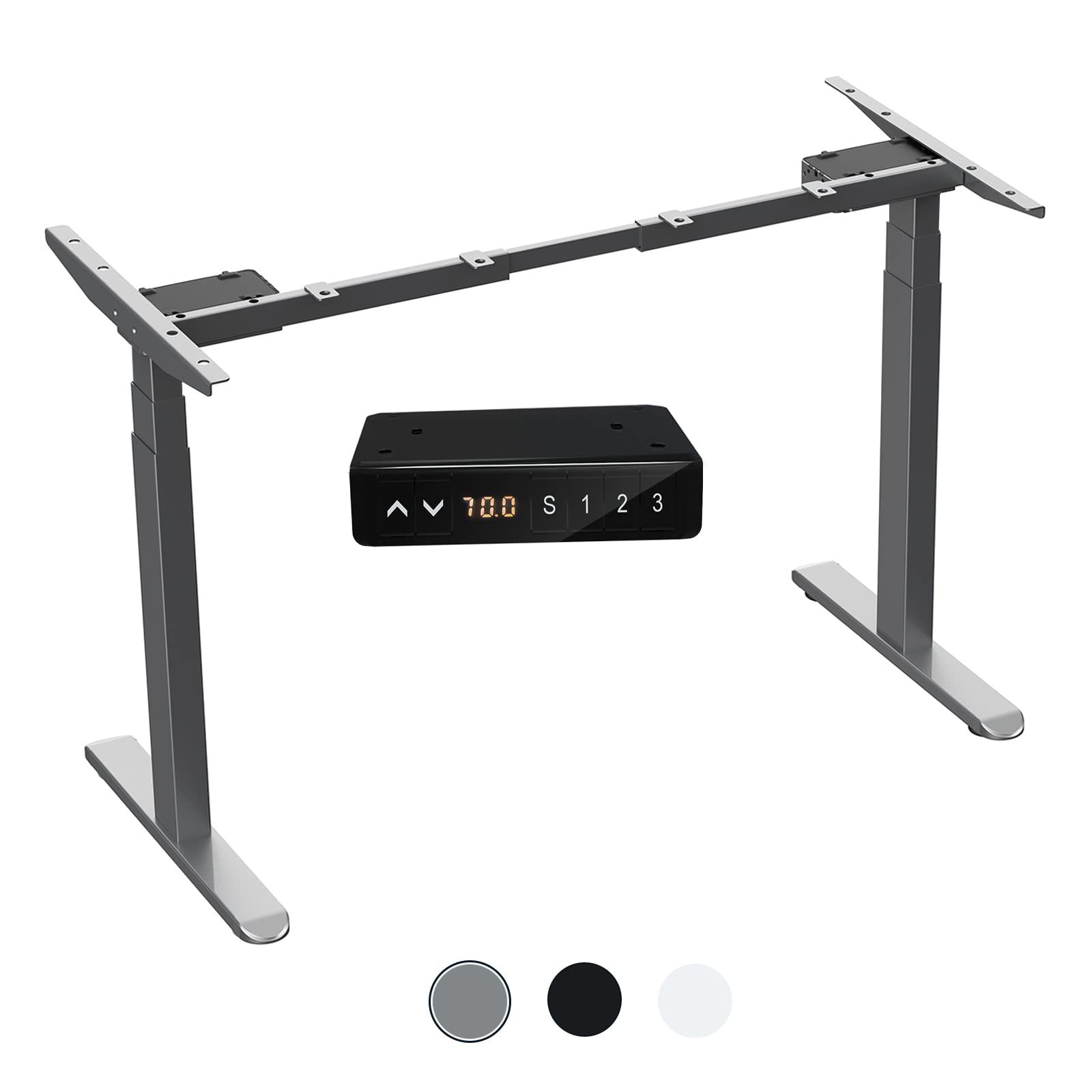 Snapklik.com : AIMEZO Electric Stand Up Desk Frame w/Dual Motor 3 Tiers ...