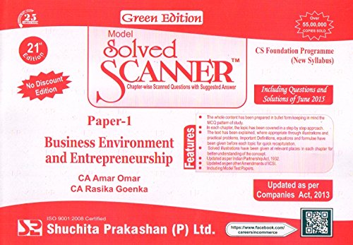 Model Solved Scanner CS Foundation Programme (New Syllabus) Paper-1 ...