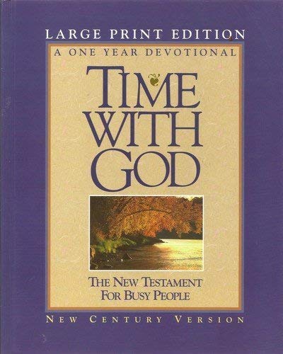 Time With God/Large Print: Word Publishing: 9780849950674: Amazon.com ...