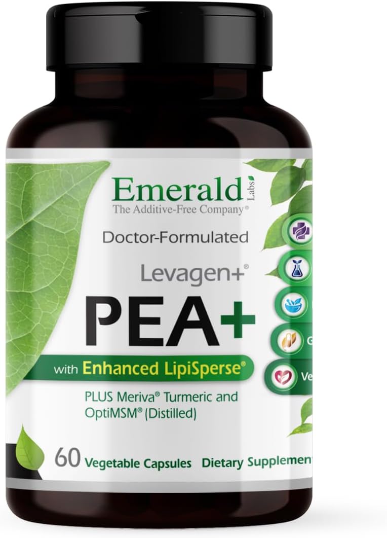 Amazon.com: Emerald Laboratories Pea+ with Levagen+ - Support Joint & Muscle Health with Meriva ...