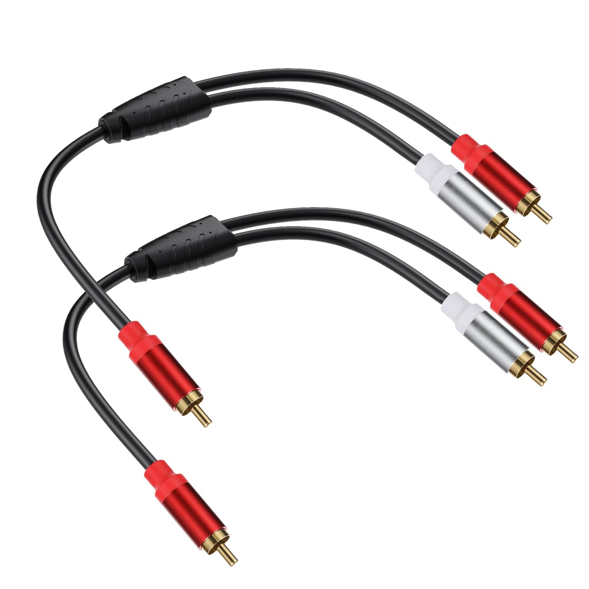 Amazon.com: Seadream RCA Splitter Cable 30cm,2Pack 1 RCA Male to 2 RCA ...