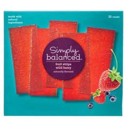 Amazon.com: Simply Balanced Wild Berry Fruit Strips (25 Count) by ...
