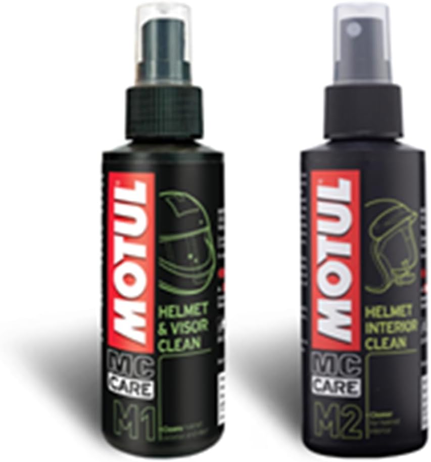 Motul Helmet Care Kit -Helmet Visor & Interior Cleaner Spray with ...