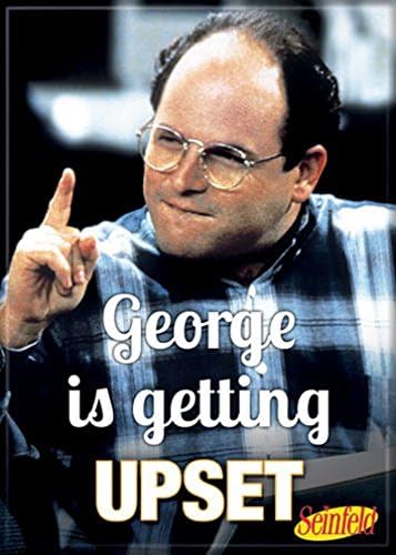 Amazon.com: Ata-Boy Seinfeld 'George is Getting Upset' 2.5" x 3.5 ...