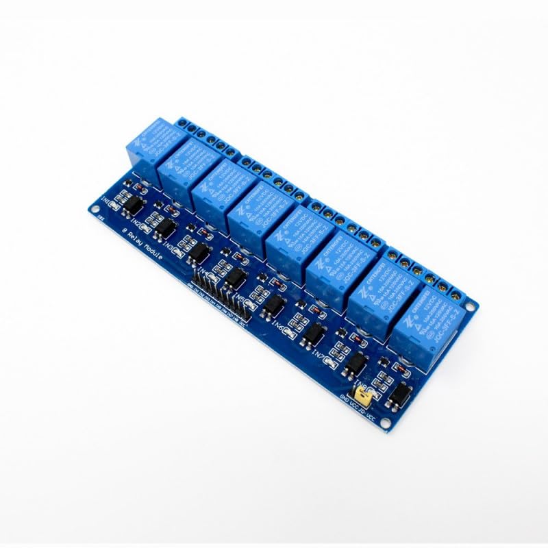 ControllersTech 12V 8 Channel Relay Module With Optocoupler : Amazon.in: Industrial & Scientific