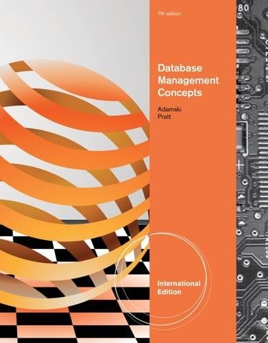Buy DATABASE MANAGEMENT CONCEPTS, 7TH ED. Book Online at Low Prices in India | DATABASE ...
