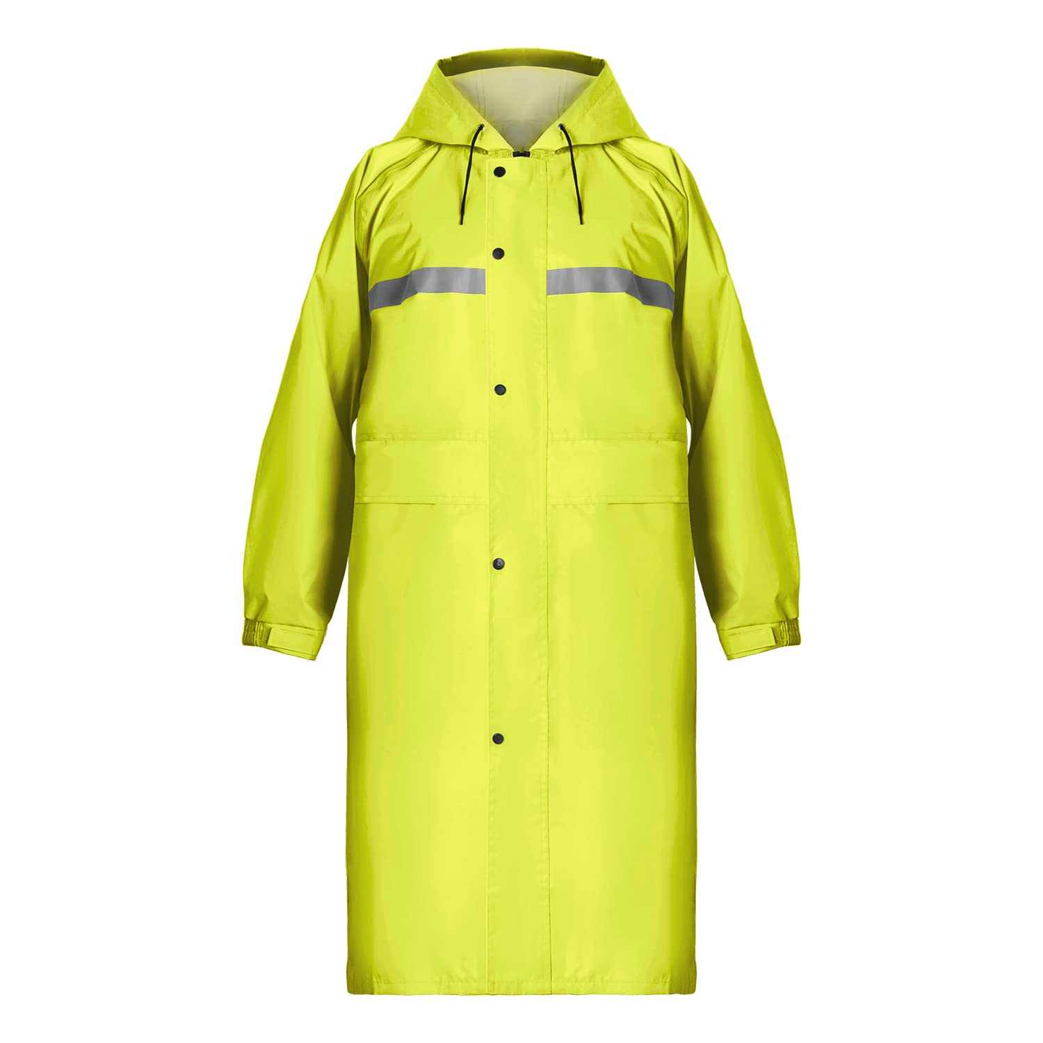 Snapklik.com : Long Hooded Raincoat Safety Waterproof Emergency Rain ...