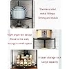 Amazon.com: MYOYAY 6-Tier Corner Pot Rack Kitchen Corner Shelf ...
