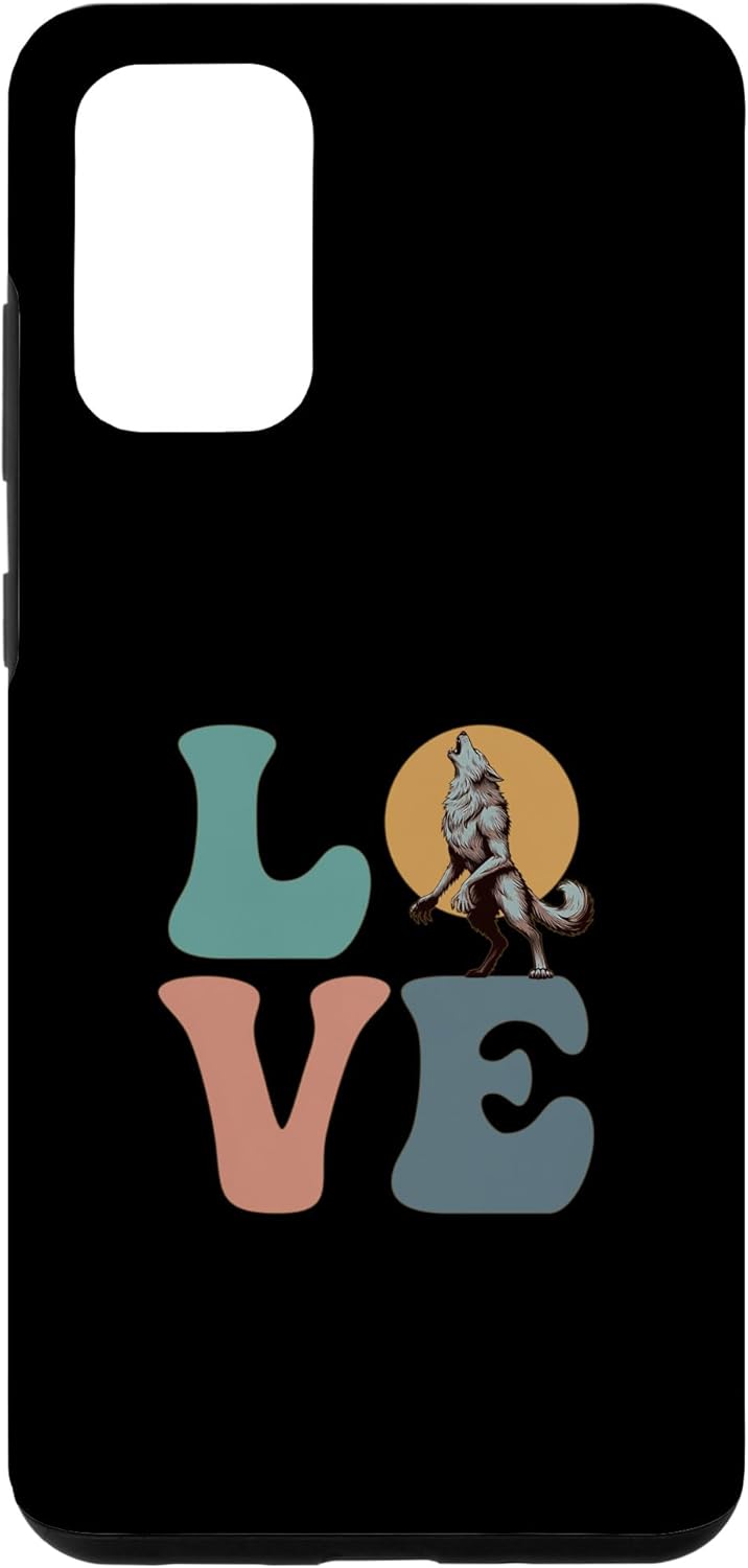 Amazon.com: Galaxy S20+ LOVE Werewolf Wolf Howling Furry Fandom Fursuit ...