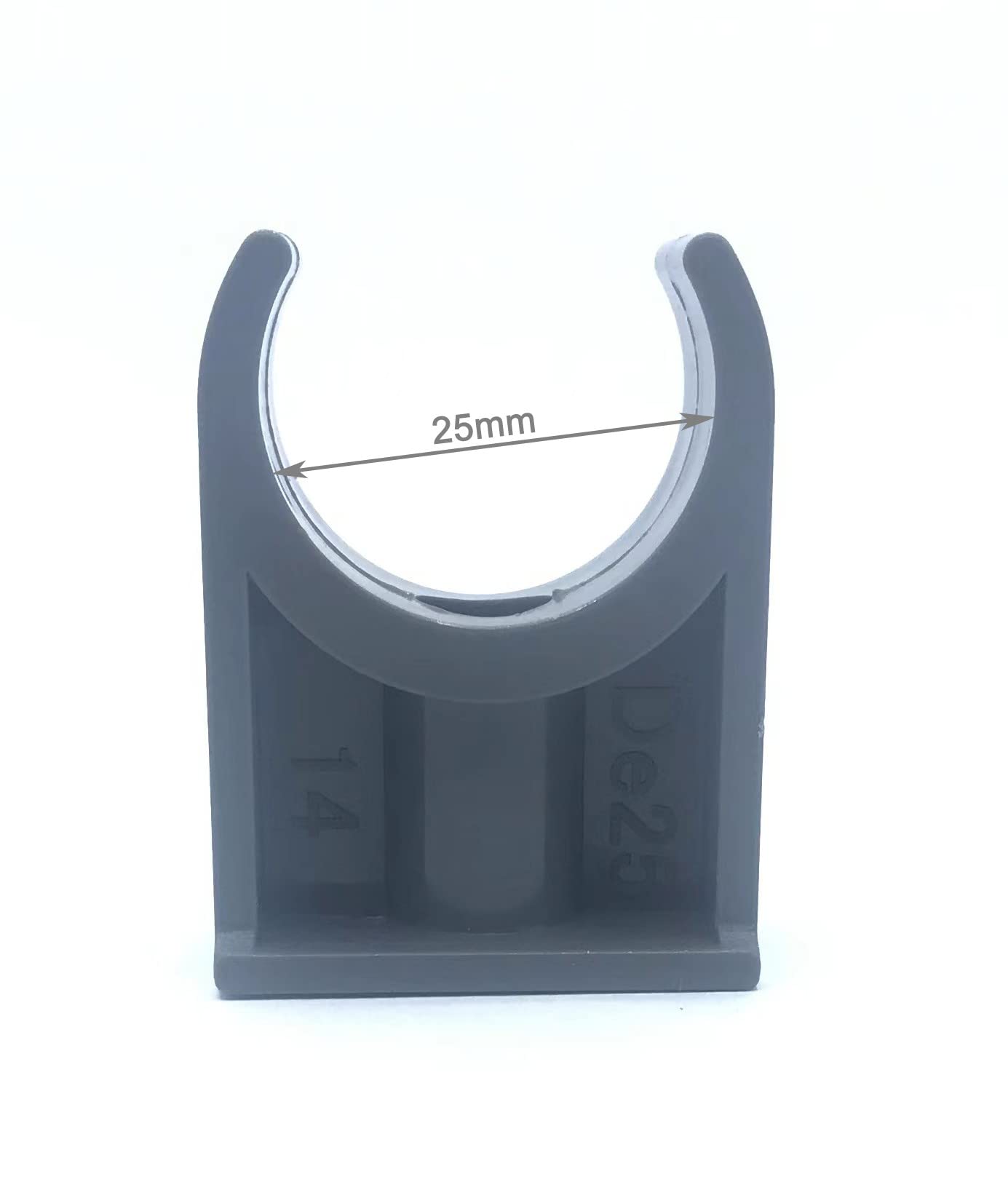 PEX Pipe Hangers 100Pcs 25mm PVC Pipe Clamps - 1 Inch OD Tube Hose ...