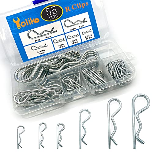 Snapklik.com : 55 Pcs Hitch Pin Clip R Clips Retaining Pins Tractor ...