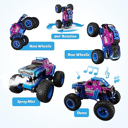 Snapklik.com : Powerextra 1:12 Remote Control Monster Truck, Balance ...