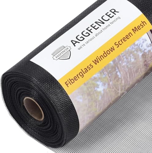 Pet Proof Window Screen 48.4 x 100inch Pet Screen Door Mesh Flexible ...