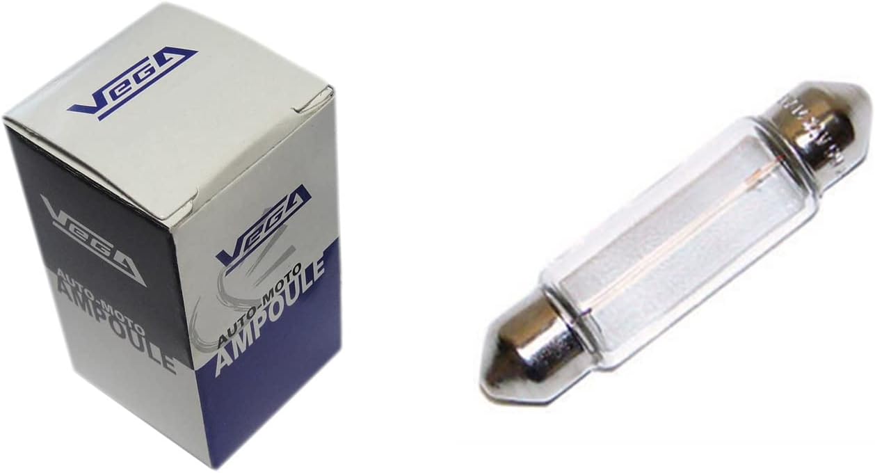 Vega® Leuchtmittel C5W, 42 mm, Sv8.5, Maxi 12 V : Amazon.de: Beleuchtung